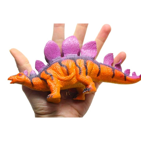 Toys | Stegosaurus Orange Squishy Large Dinosaur Toy Sensory Fidget Toy ...